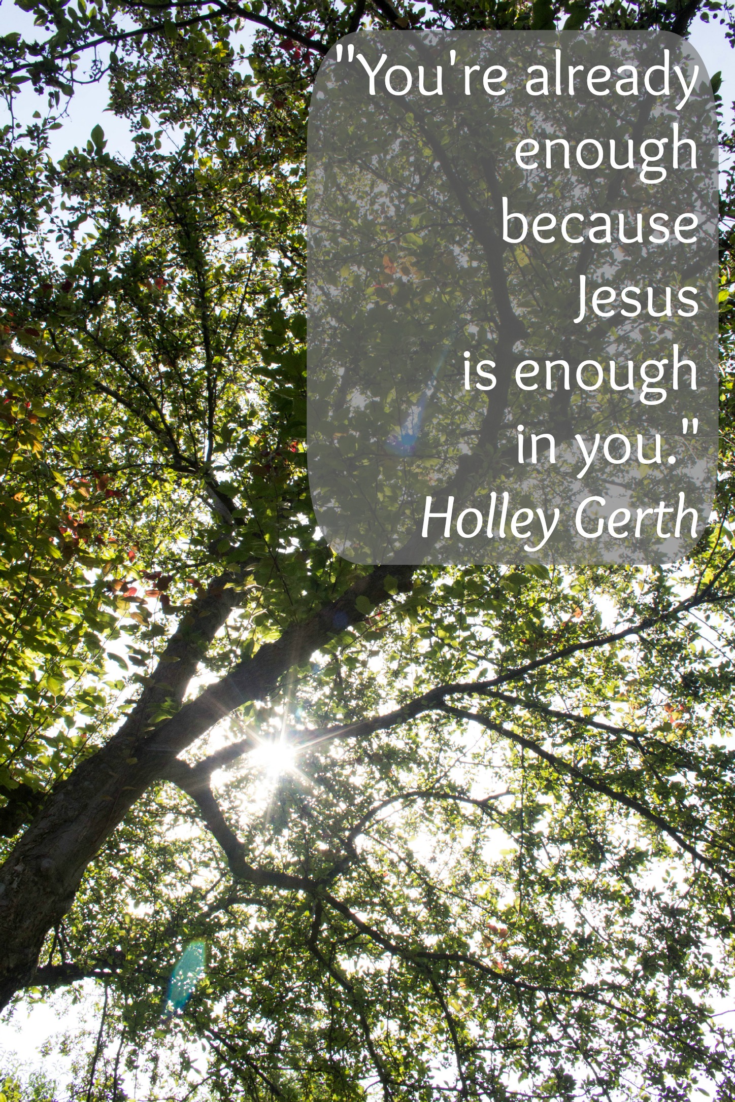 You’re Already Enough | 5 Minutes for Faith